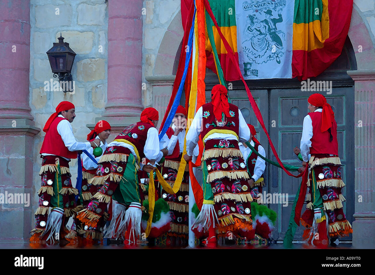 Fiesta dancers santa barbara hi-res stock photography and images - Alamy