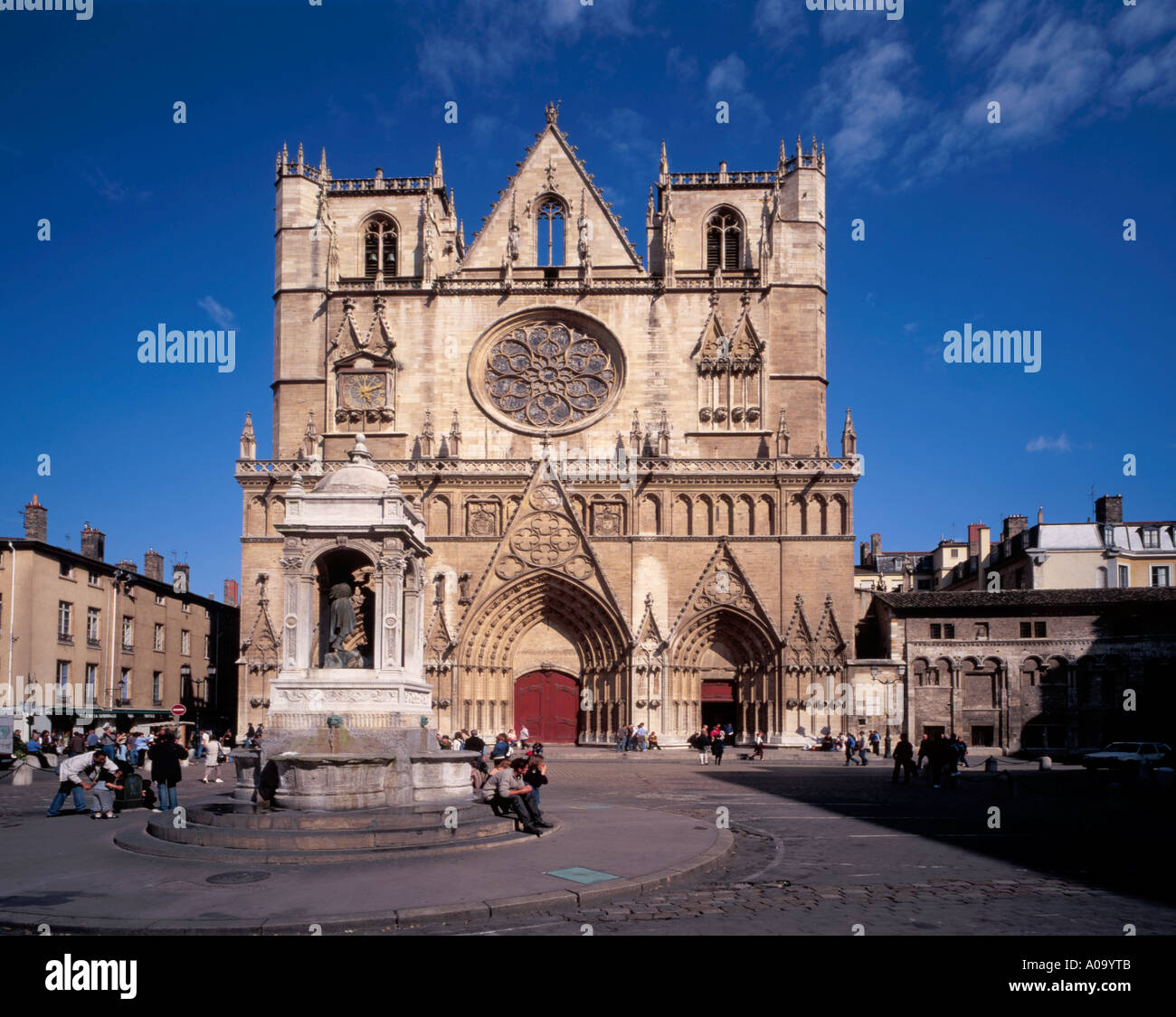 St Jean Cathedral Lyon France Stock Photo - Alamy