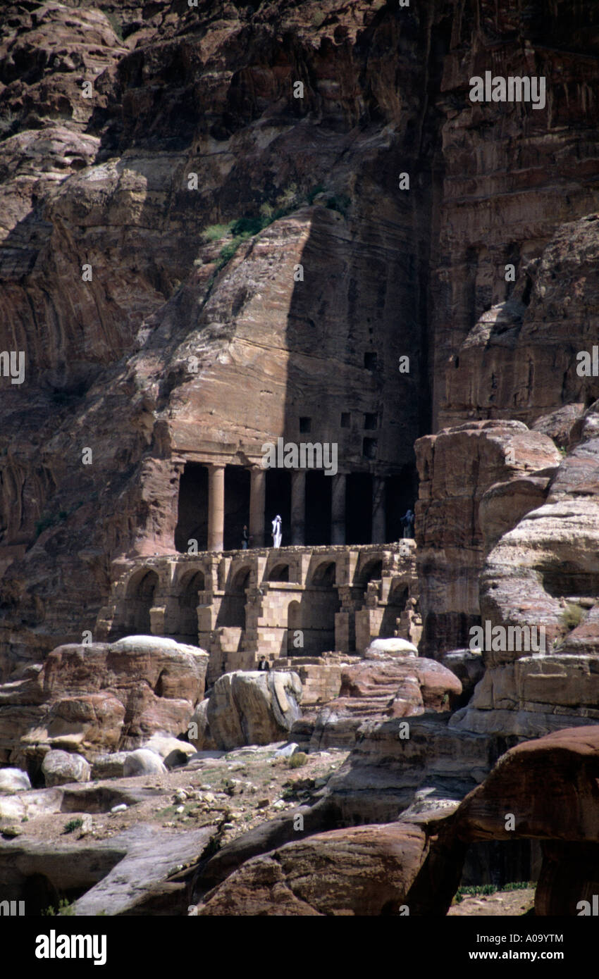 JORDAN Local Caption Petra Valley Stock Photo - Alamy