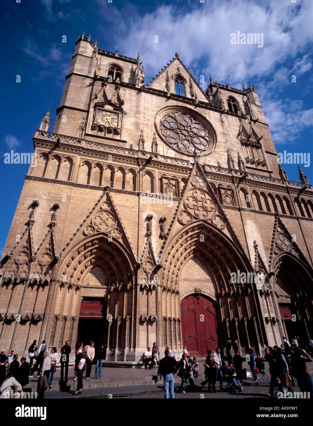 St Jean Cathedral Lyon France Stock Photo - Alamy