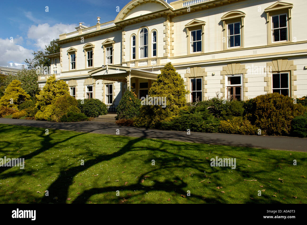 Old Government House Waterloo Quadrant, City of Auckland, North Island ...