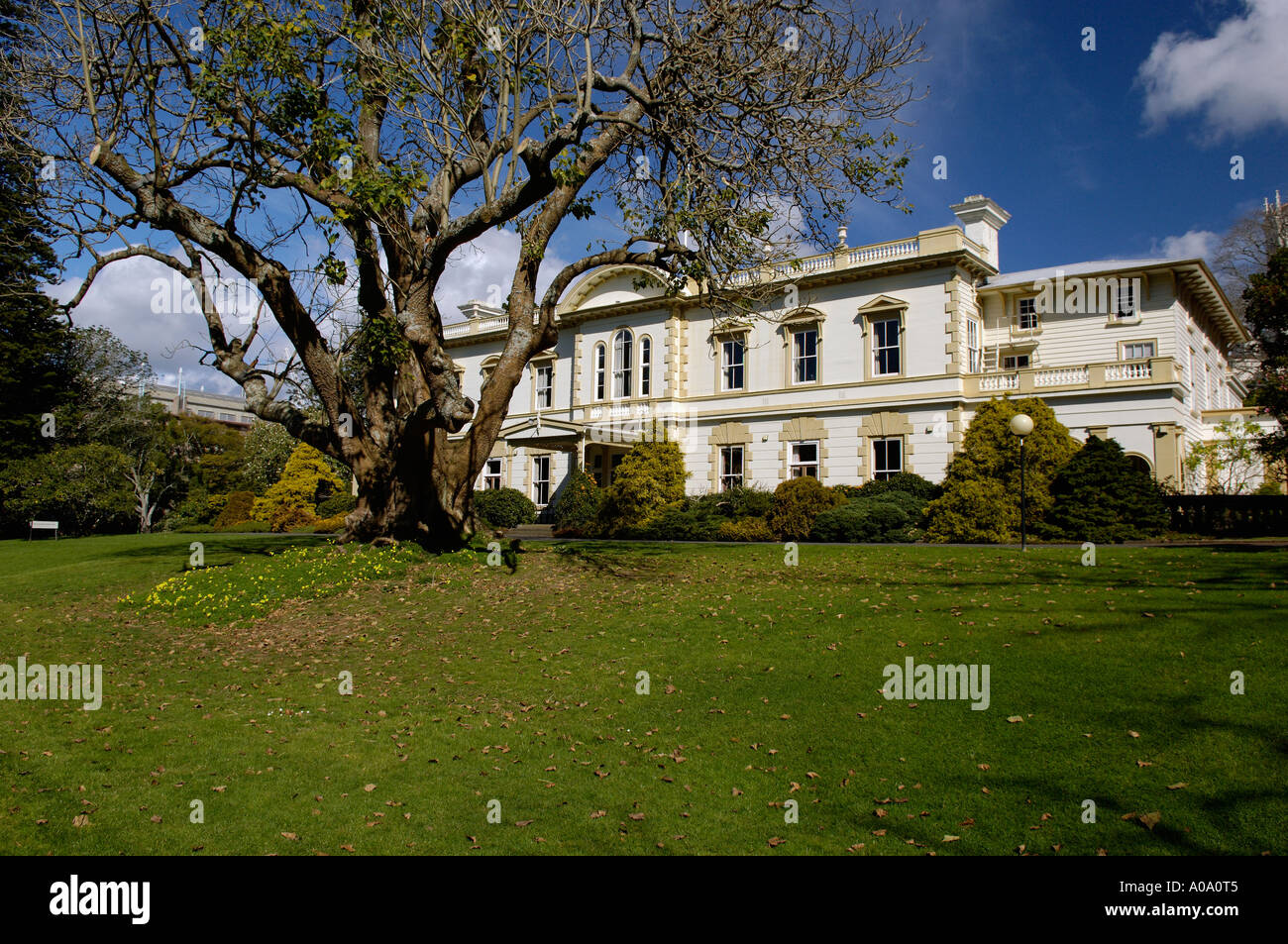 Old Government House Waterloo Quadrant, City of Auckland, North Island ...