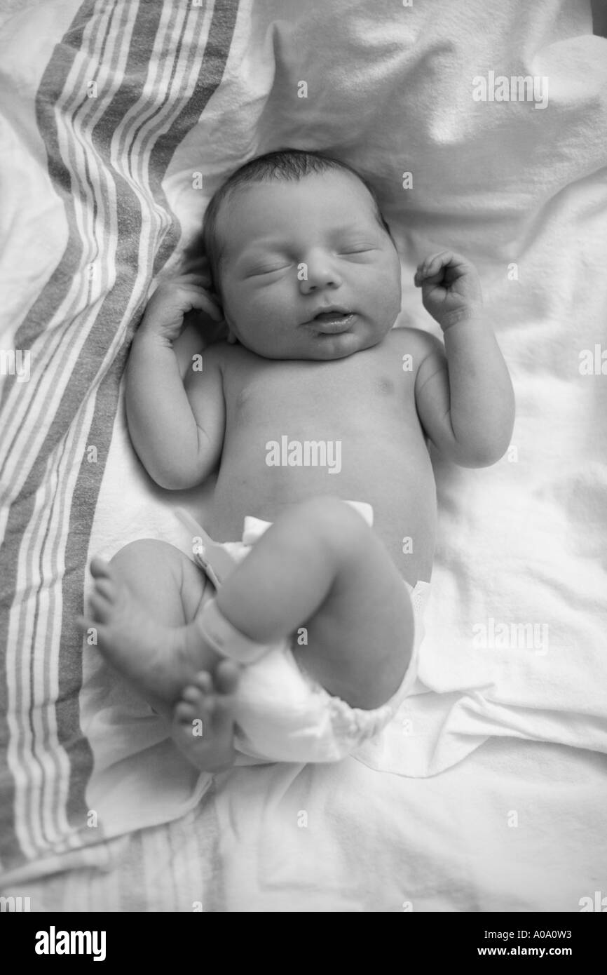 Children blanket black and white hi-res stock photography and images ...