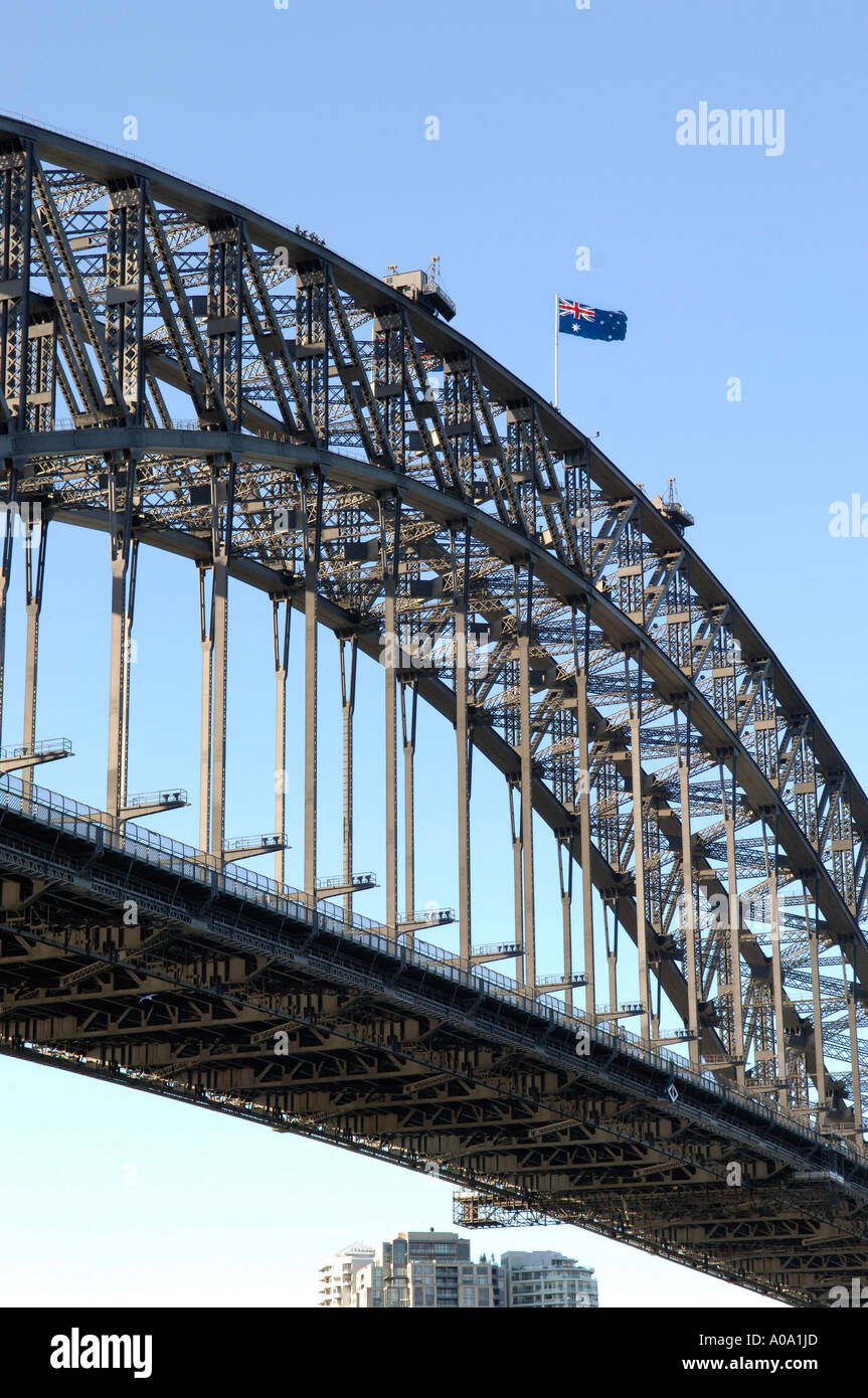 The arch of Sydney Harbour Bridge Stock Photo - Alamy