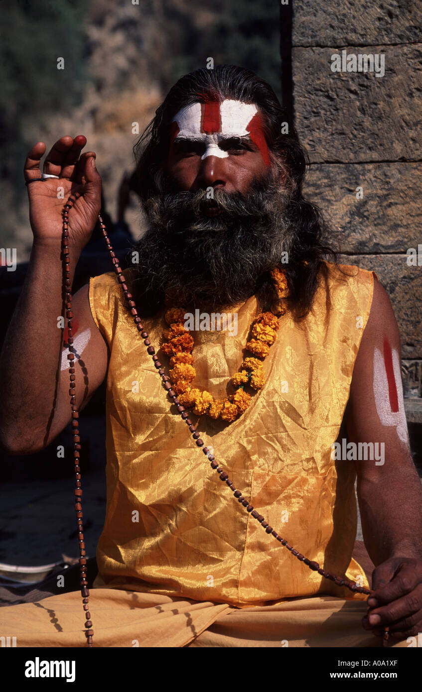 Holy man Stock Photo - Alamy