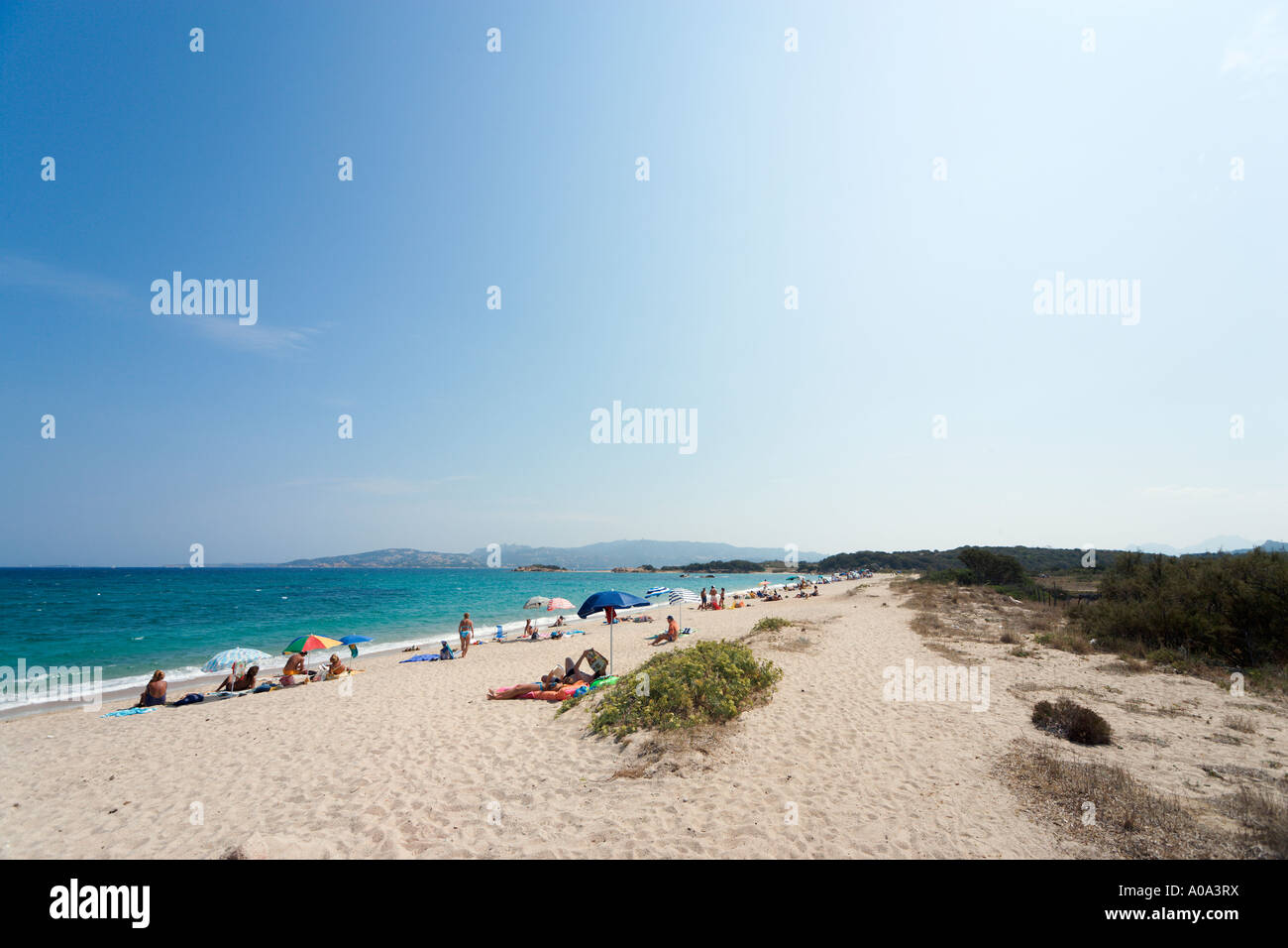 Beach, Cannigione, Gulf of Arzachena, Sardinia, Italy Stock Photo - Alamy