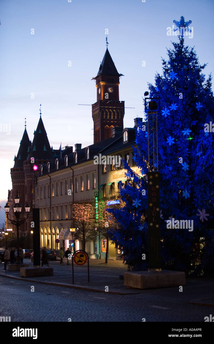 christmas tree in helsingborg 2005 Stock Photo - Alamy