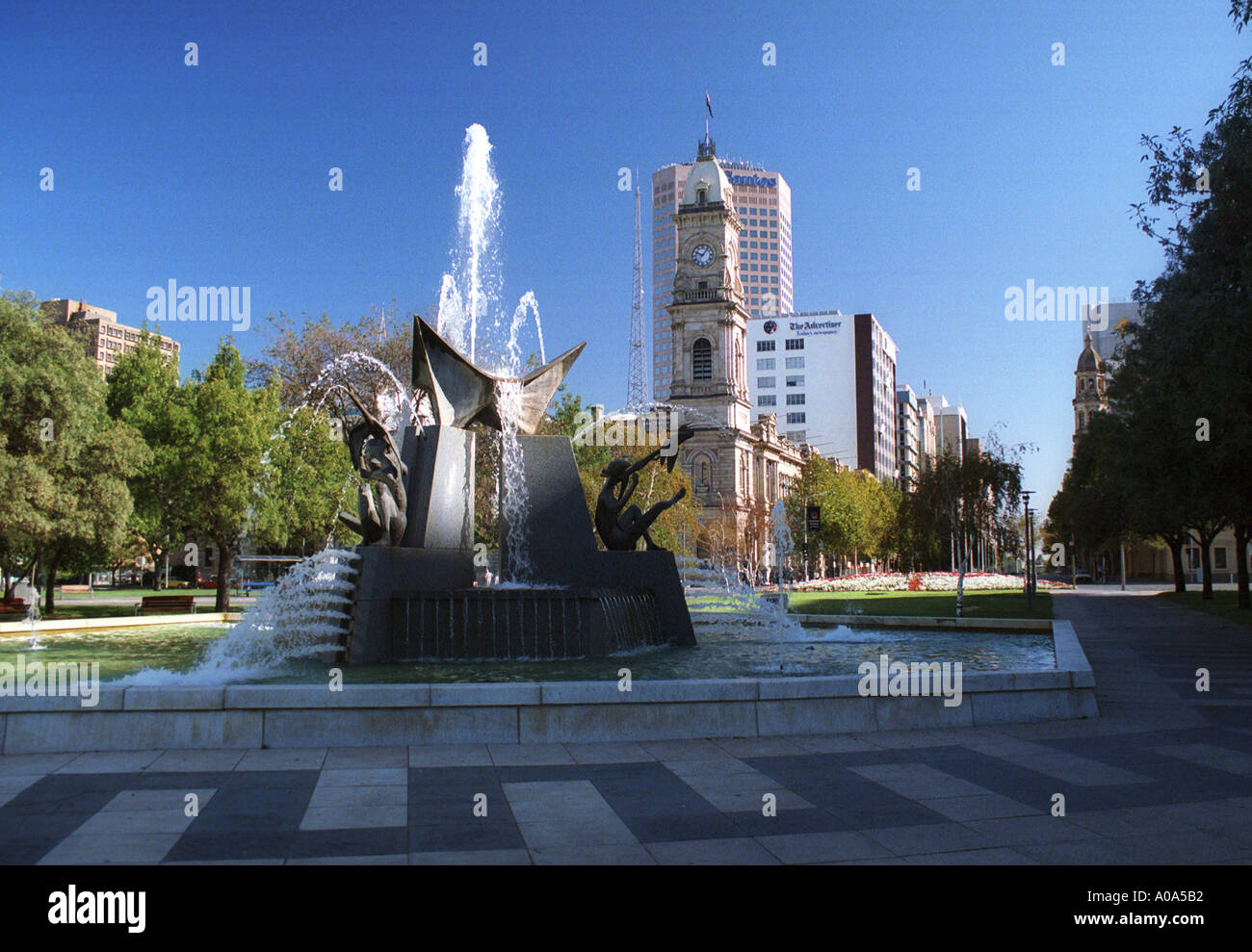 Victoria Square Adelaide Australia Stock Photo - Alamy