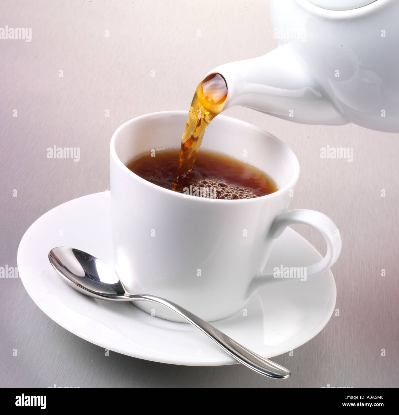 Pouring tea black and white hi-res stock photography and images - Alamy