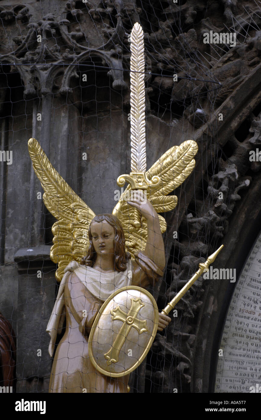 warrior angel sword wings Stock Photo - Alamy