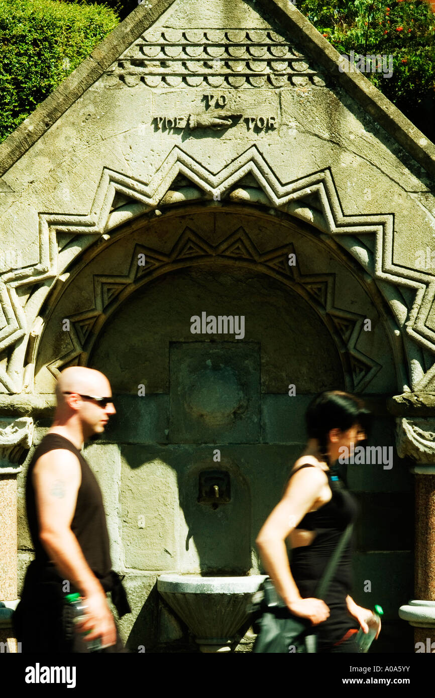 Glastonbury Tor sign Stock Photo - Alamy