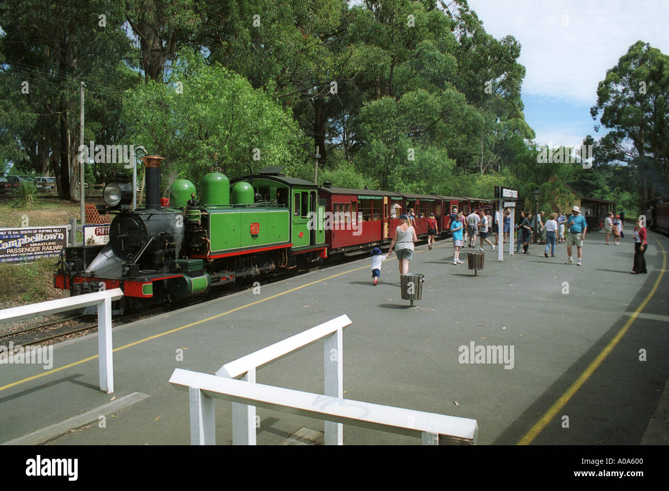 Puffing Billy steam train Belgrave Australia Stock Photo - Alamy