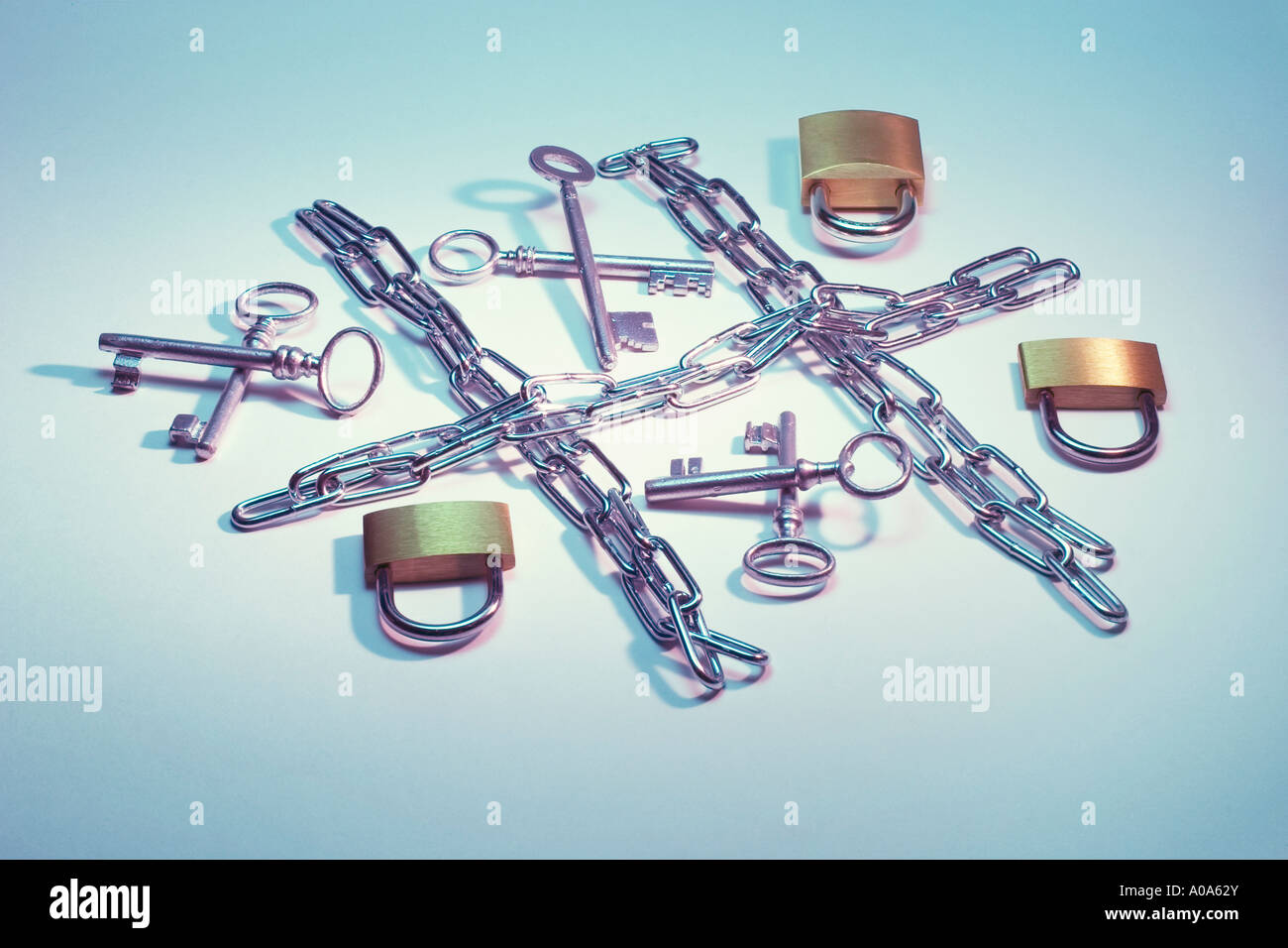 Chain of locks master hi-res stock photography and images - Alamy