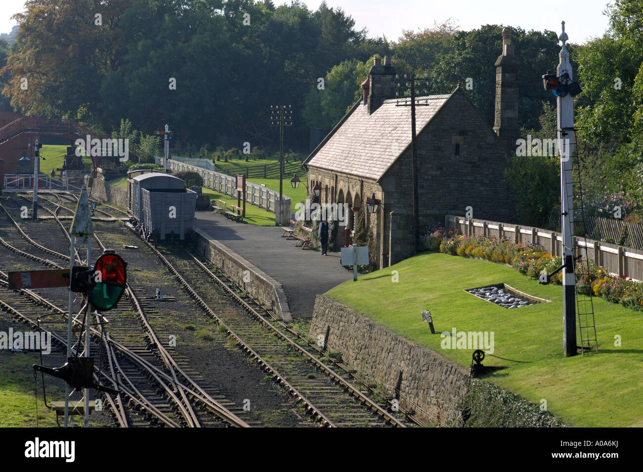 The Railway Station Circa 1913 Beamish North of England Open Air Museum ...