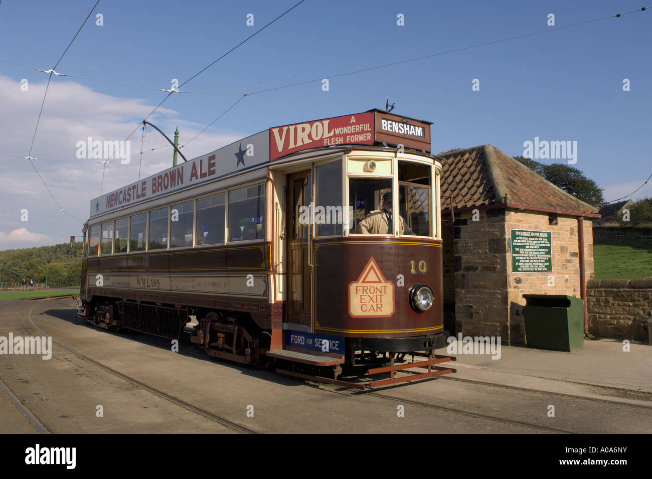 Beamish Tram Circa 1913 North of England Open Air Museum County Durham ...