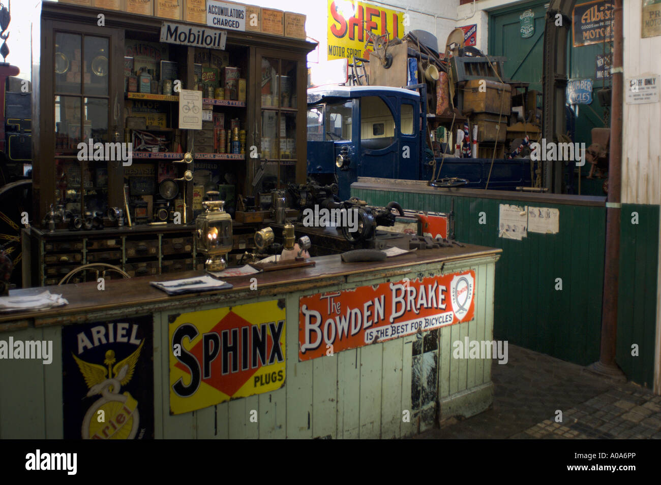 Garage in The Town Circa 1913 Beamish North of England Open Air Museum ...