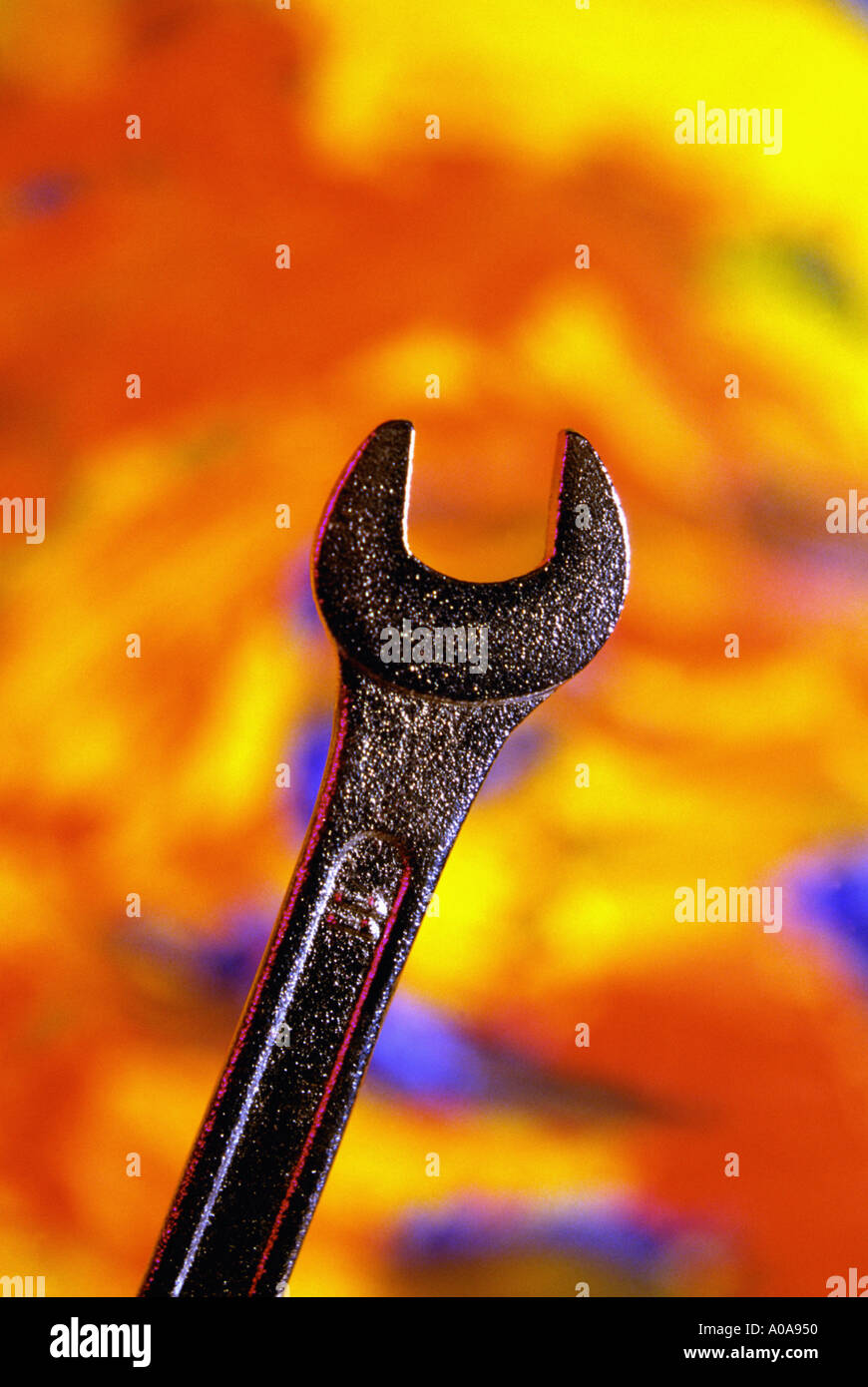 Spanner tool Monkey wrench Stock Photo - Alamy