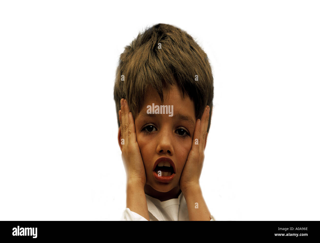 boy fear disappointed questions future Stock Photo - Alamy
