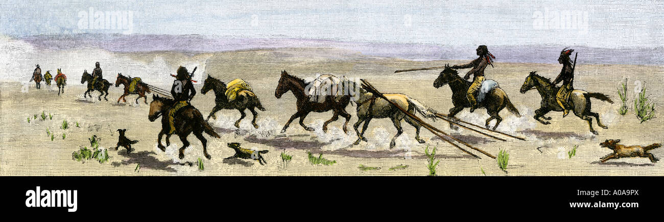 Plains indians hi-res stock photography and images - Alamy