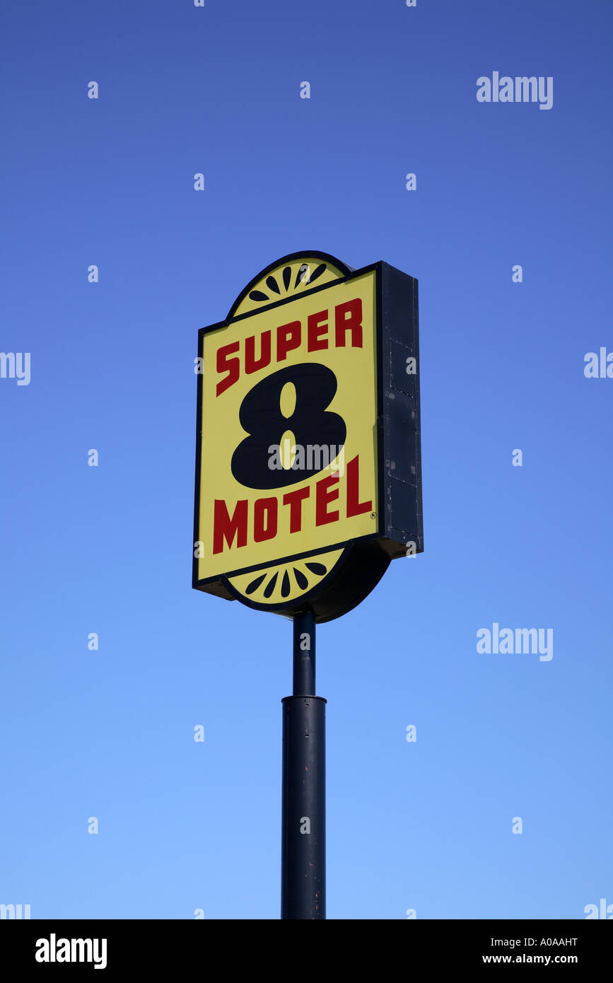 USA Motel 8 Stock Photo - Alamy