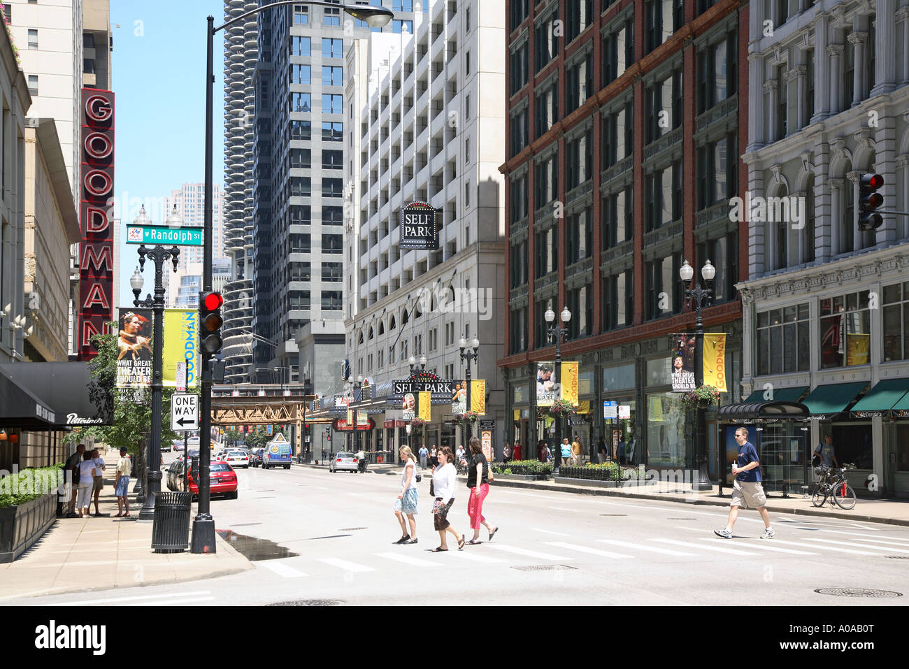 Chicago street menschen hi-res stock photography and images - Alamy