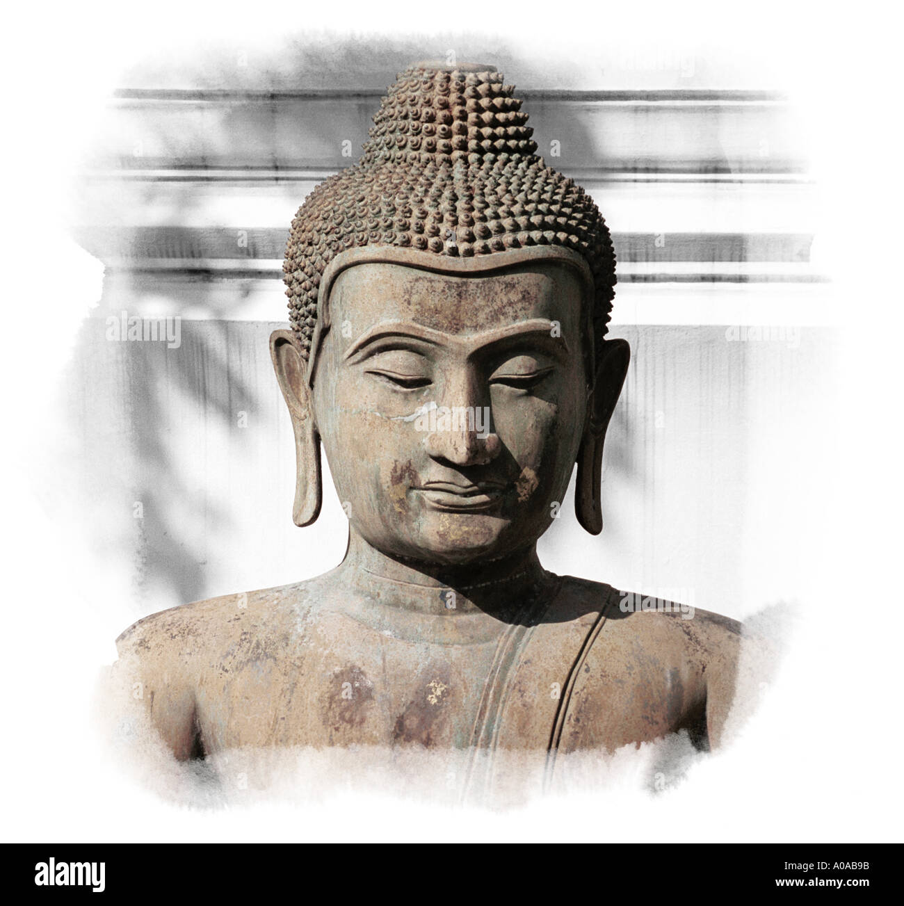 Contemplative statue Cut Out Stock Images & Pictures - Alamy