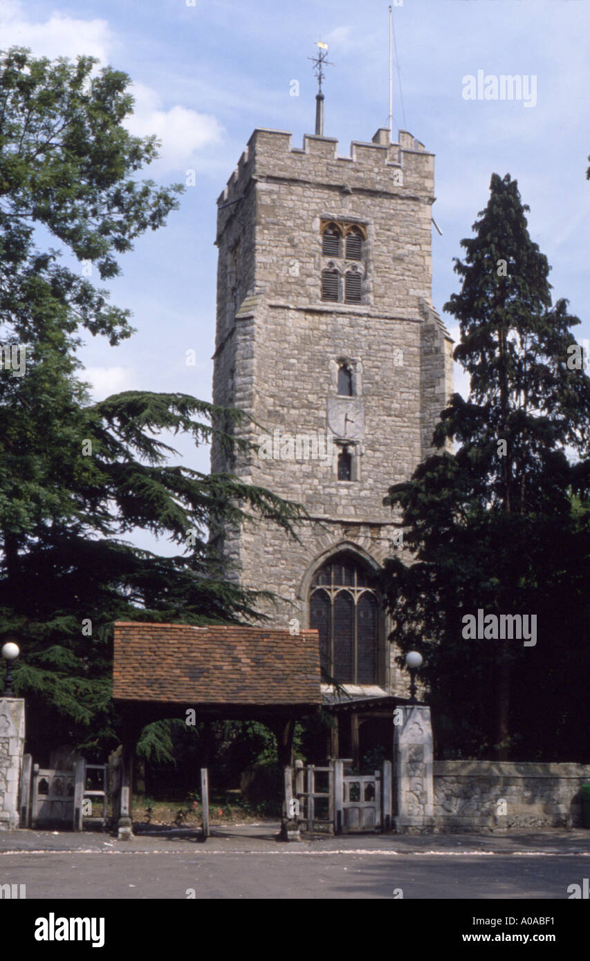 St Leonards church Heston West London Stock Photo - Alamy