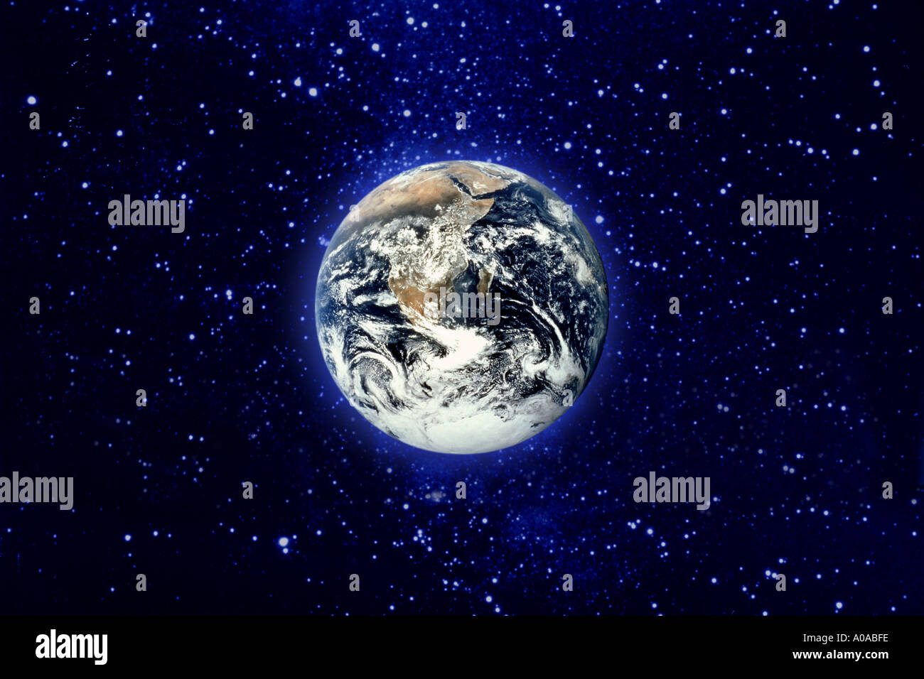 planet earth in outer space Stock Photo - Alamy