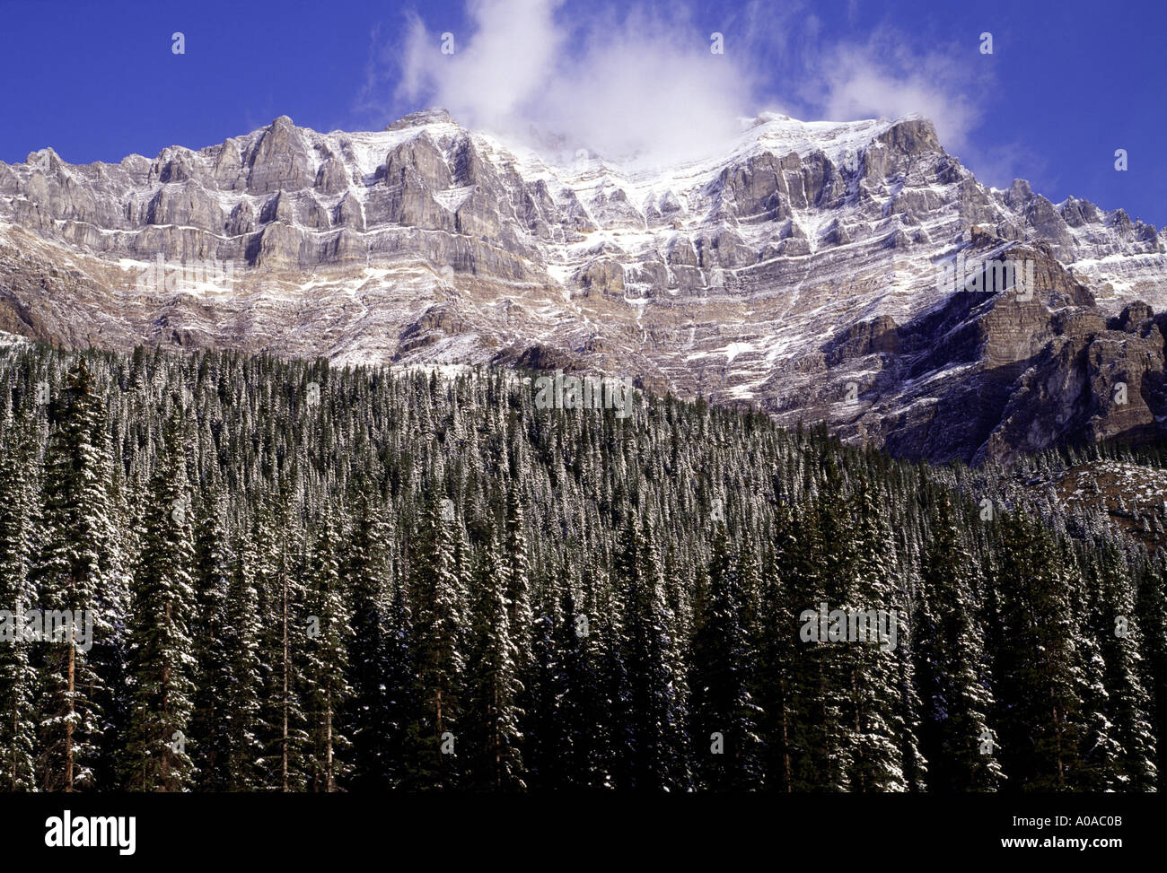 North America Banff National Park Alberta Canada mountains Stock Photo ...