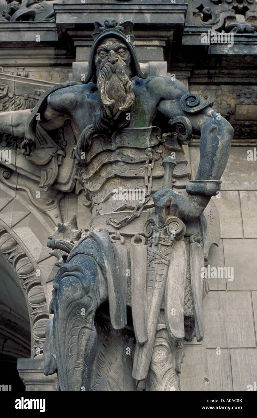 A statue in Dresden Stock Photo - Alamy