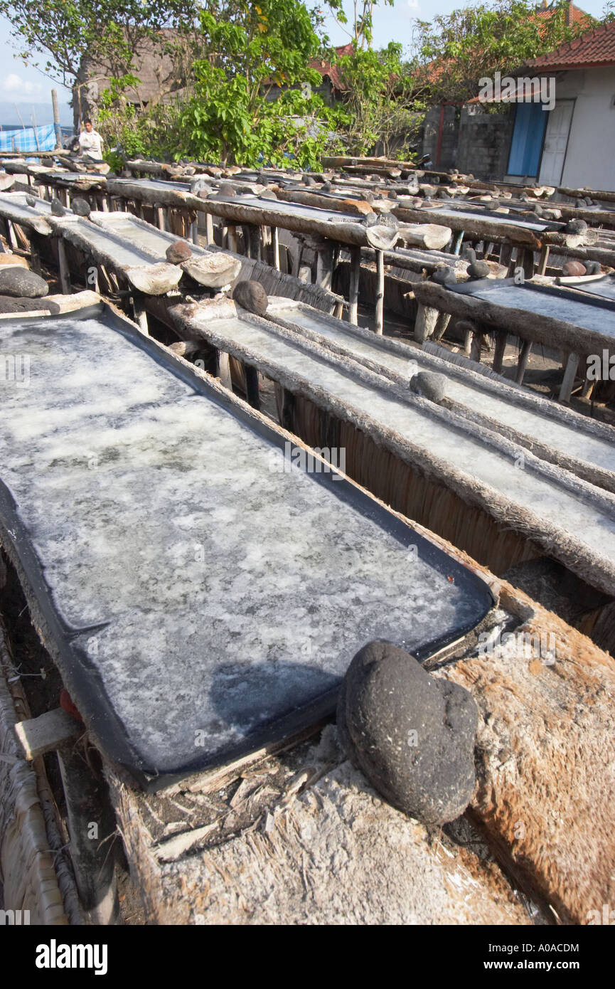 Salt Production, Kusamba Stock Photo - Alamy