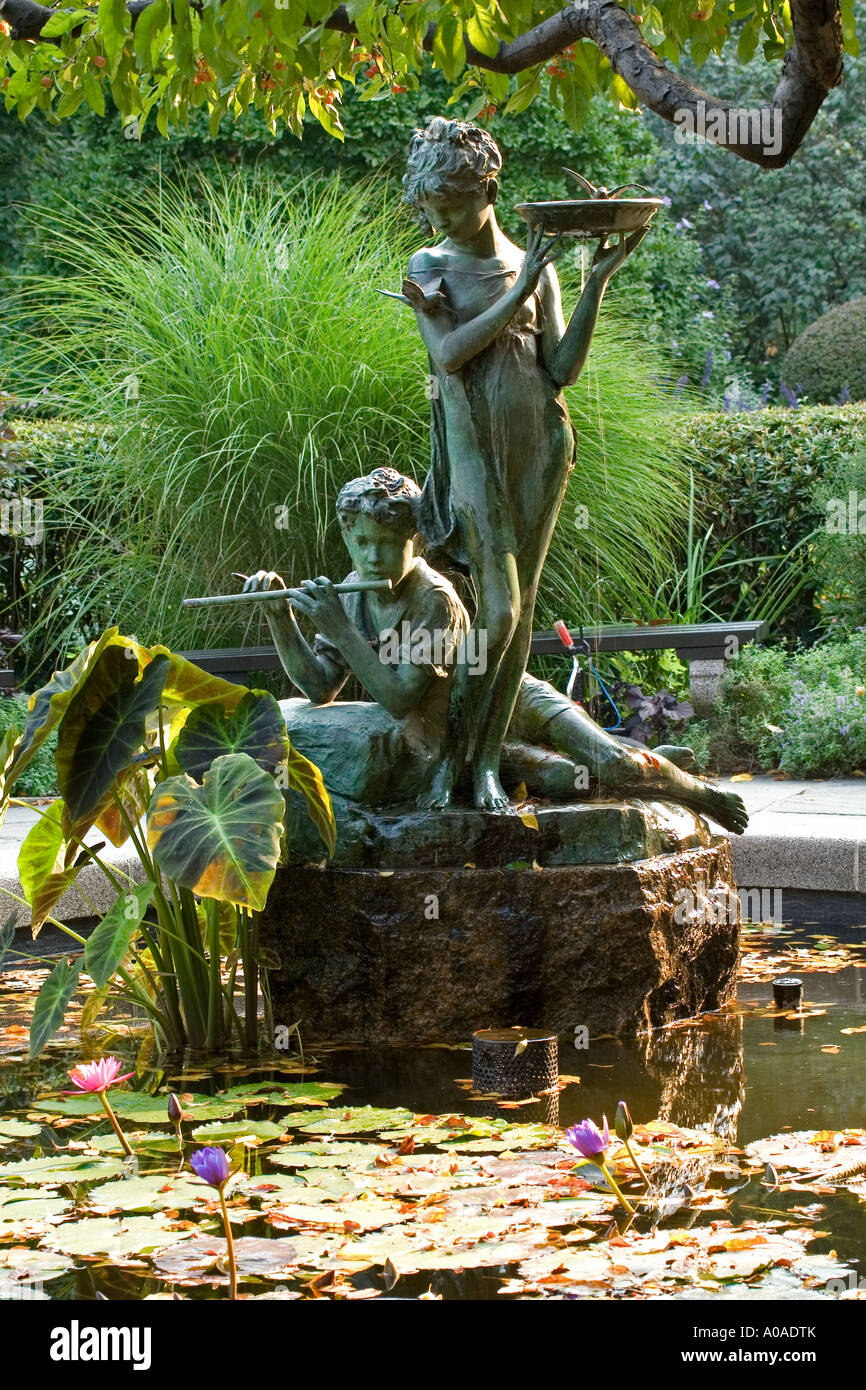 Pan bronze statue Stock Photo - Alamy