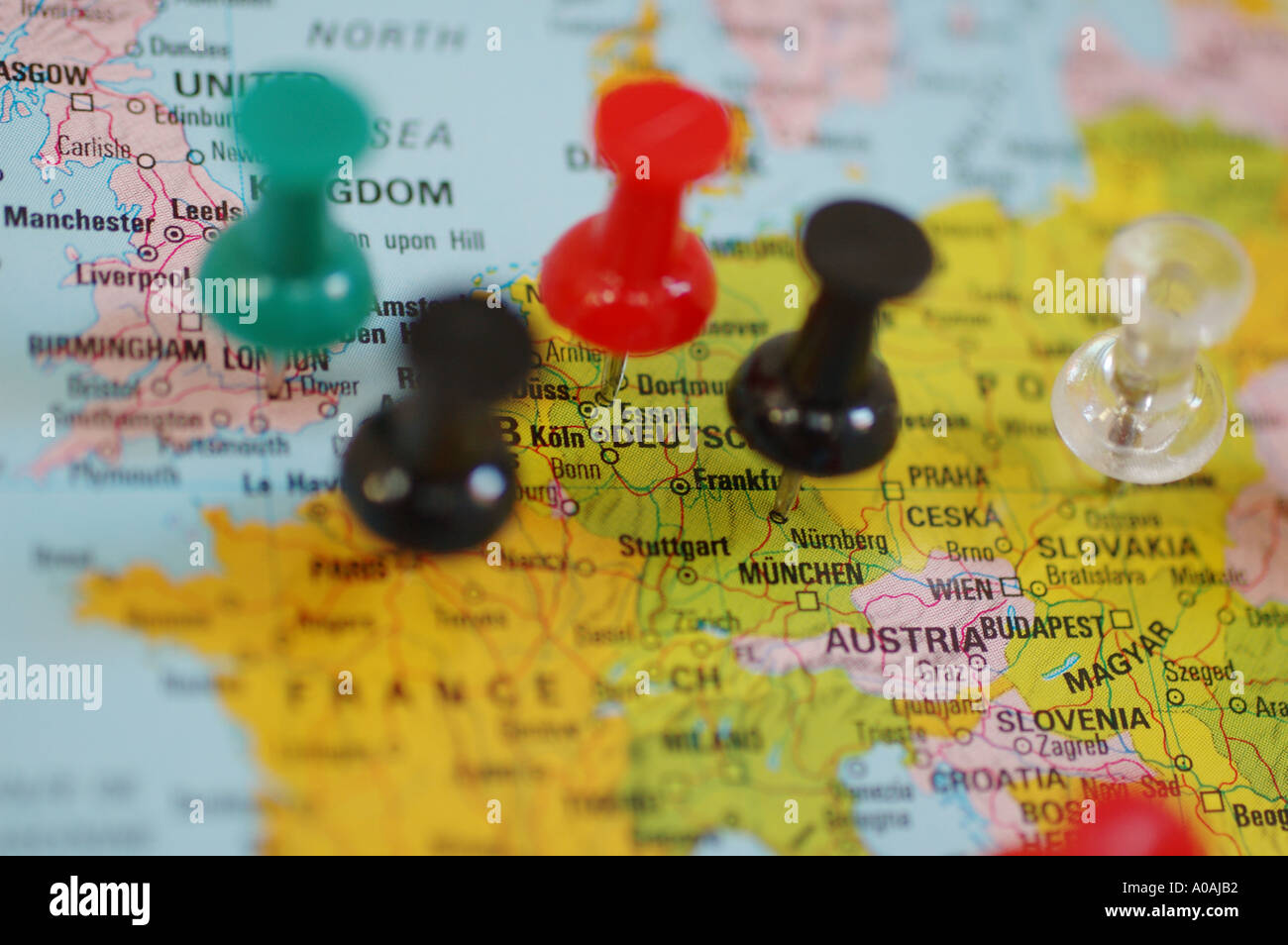 map of Europe Stock Photo - Alamy