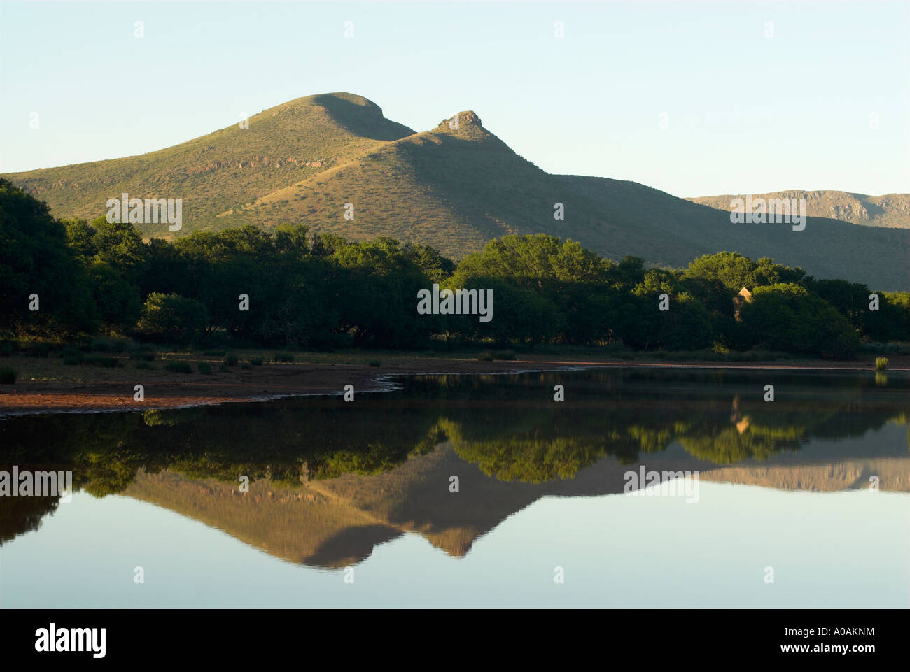 African sunset African scene African landscape mountains Stock Photo ...