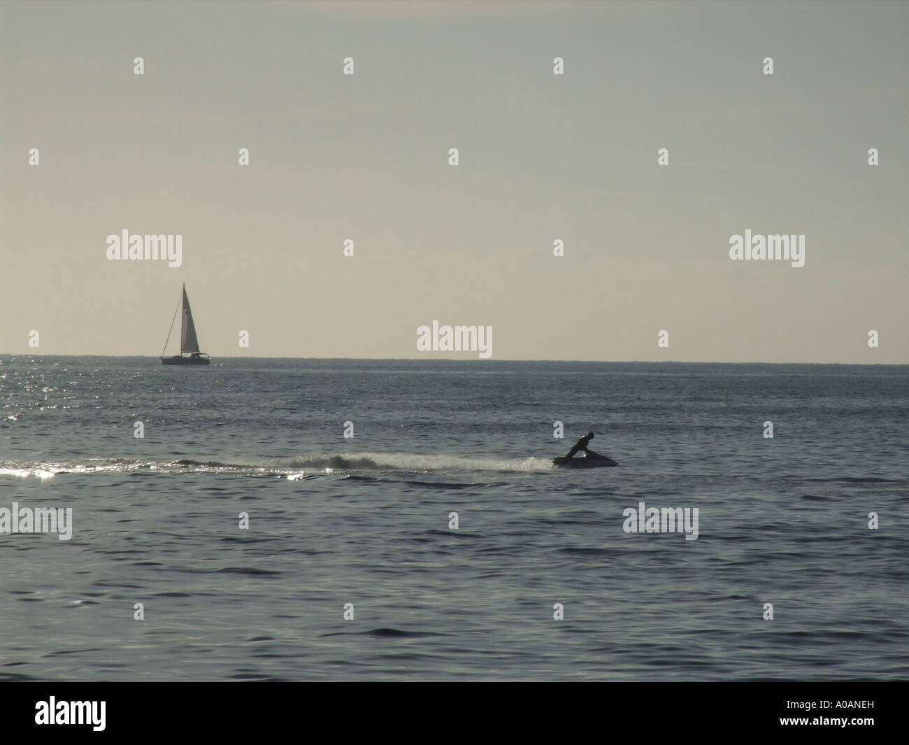 fast jet ski on sea Stock Photo - Alamy