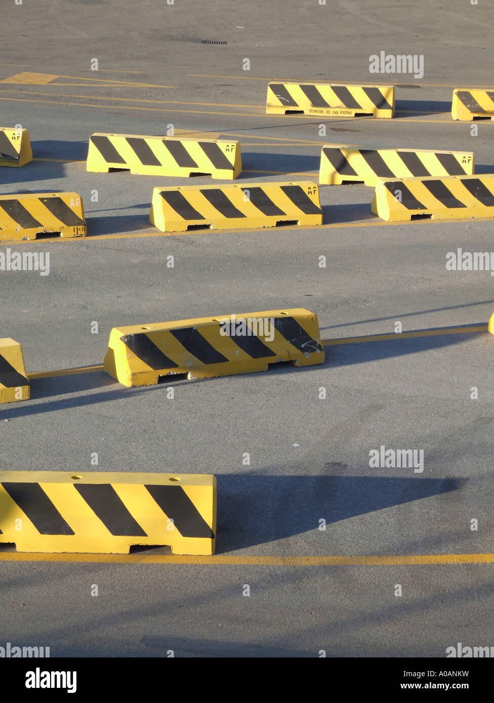 Numerous bollards hi-res stock photography and images - Alamy
