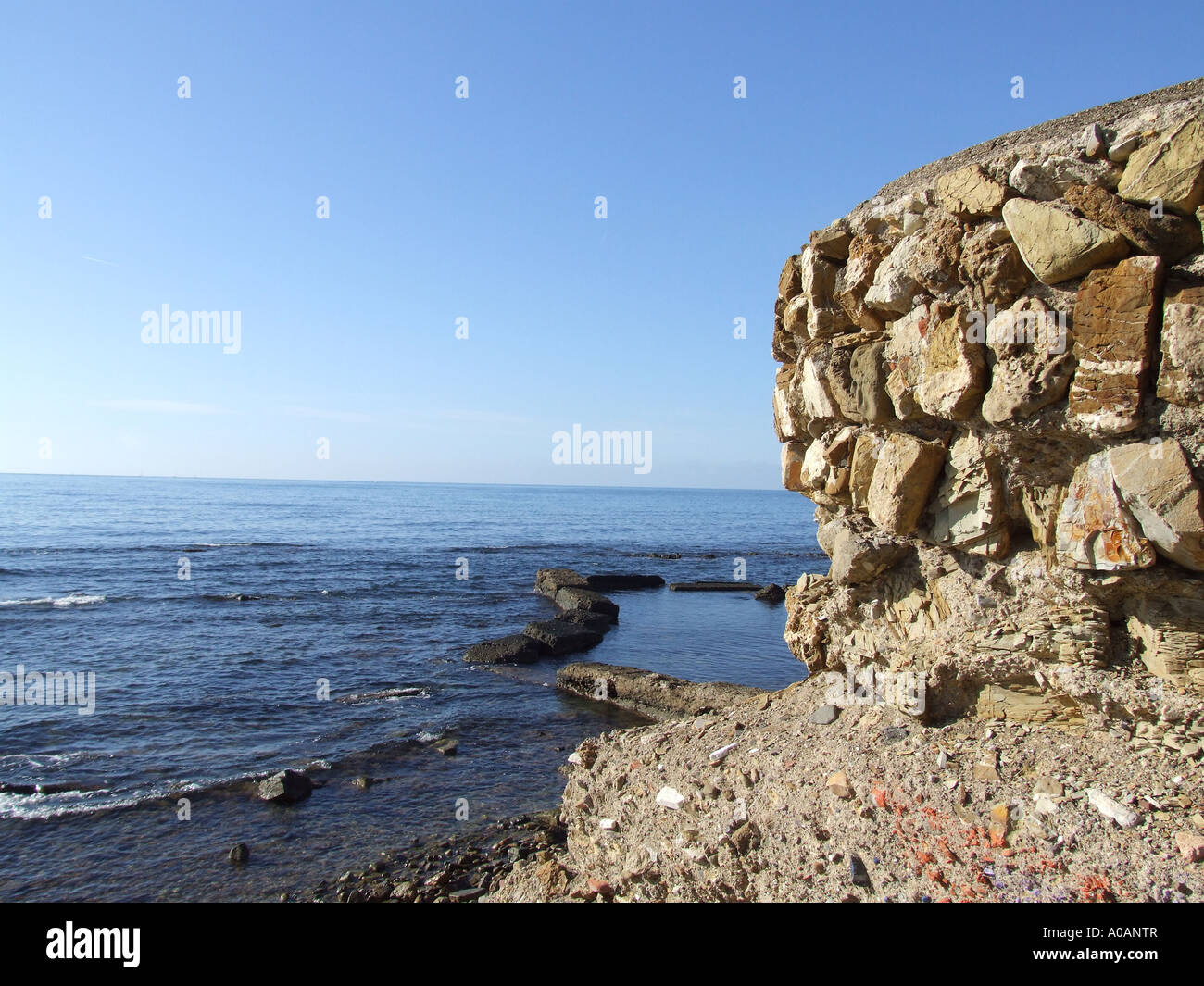 empty sea shore Stock Photo - Alamy