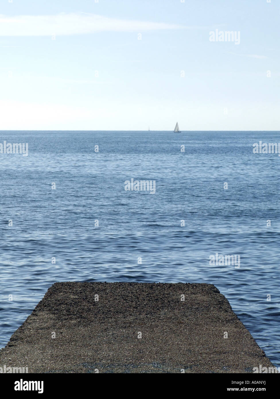 slipway and sea Stock Photo - Alamy