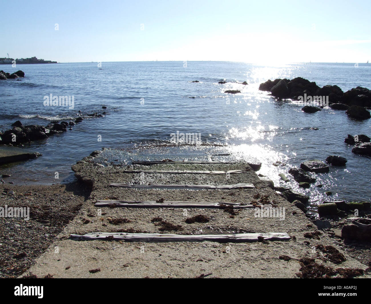 slipway and sea Stock Photo - Alamy