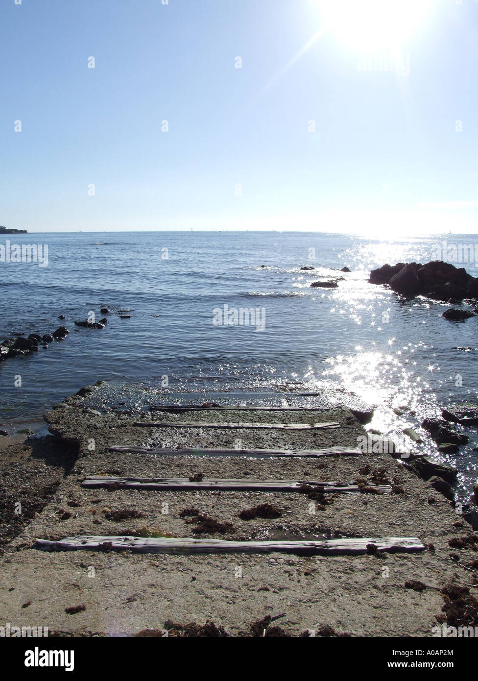 slipway and sea Stock Photo - Alamy
