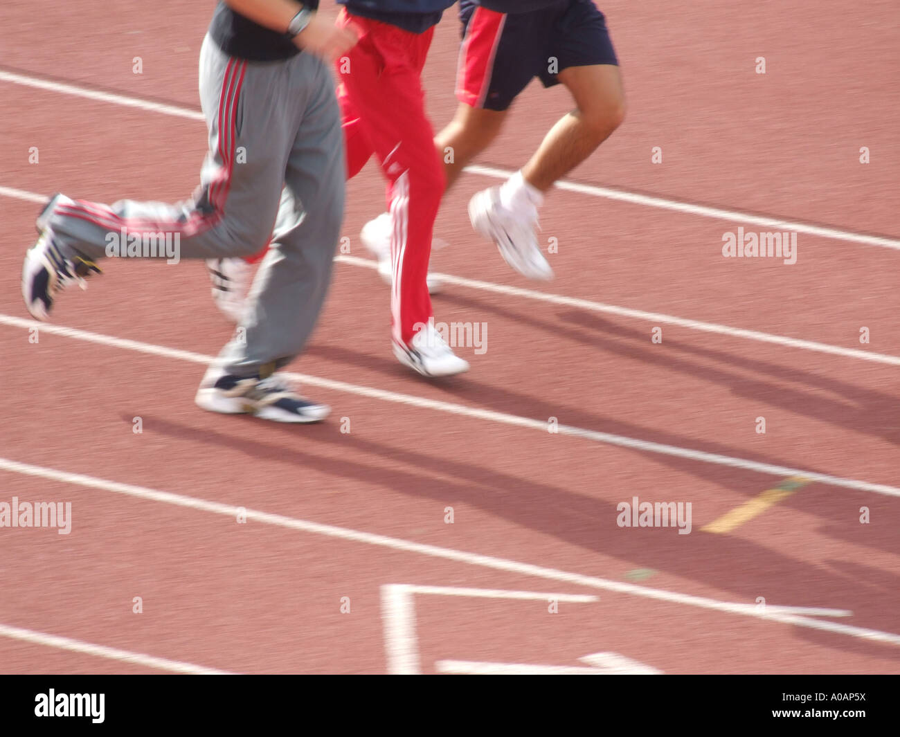 Exhausted runners on track hi-res stock photography and images - Alamy