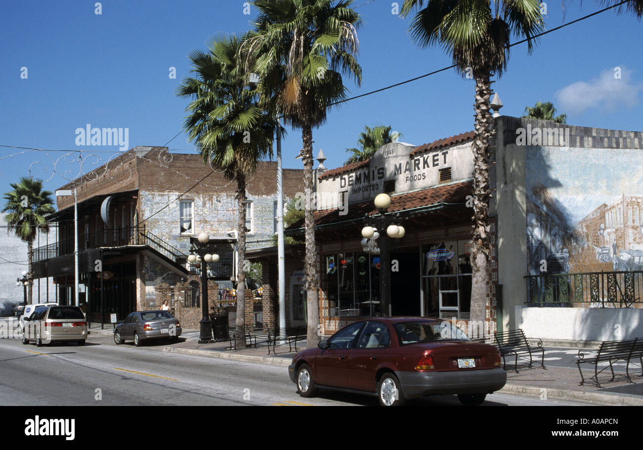 Ybor city tampa shopping hi-res stock photography and images - Alamy