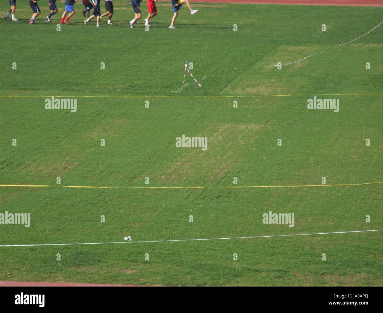 Warm up exercises football team hi-res stock photography and images - Alamy