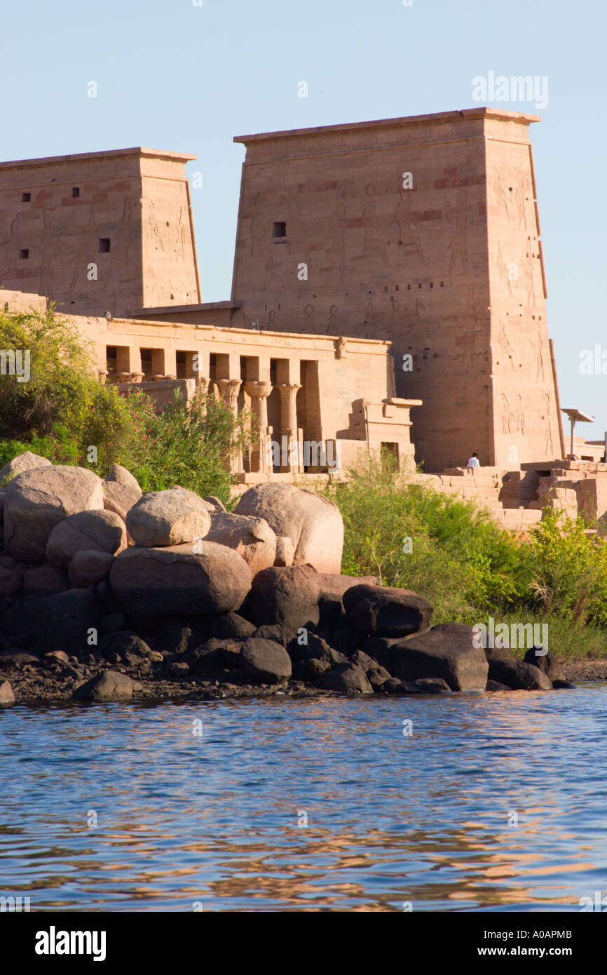 Temple of Philae aswan Stock Photo - Alamy