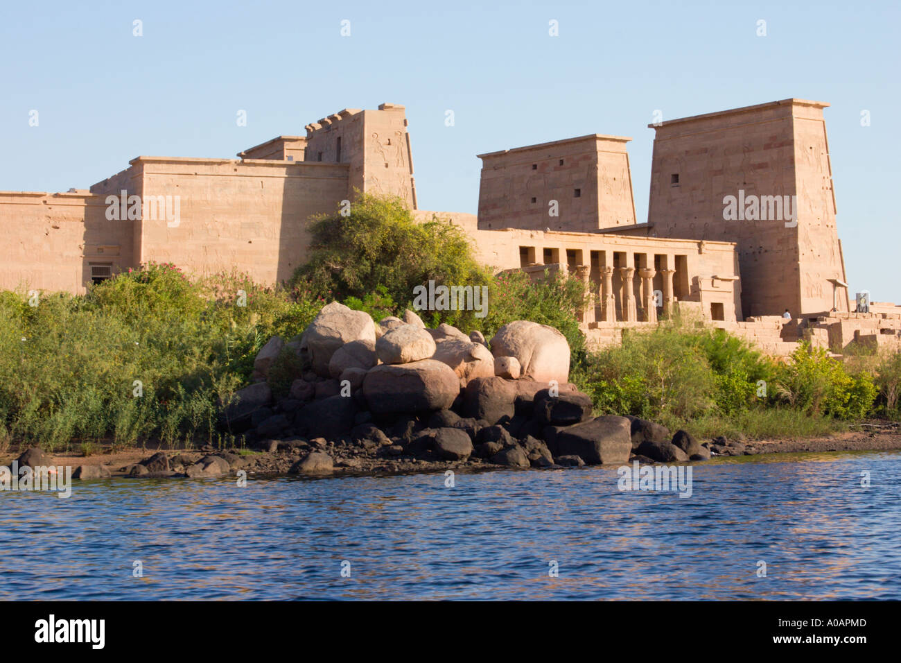 Temple of Philae Aswan Stock Photo - Alamy