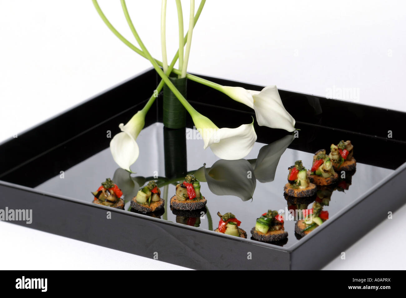 Food mini canape Stock Photo - Alamy