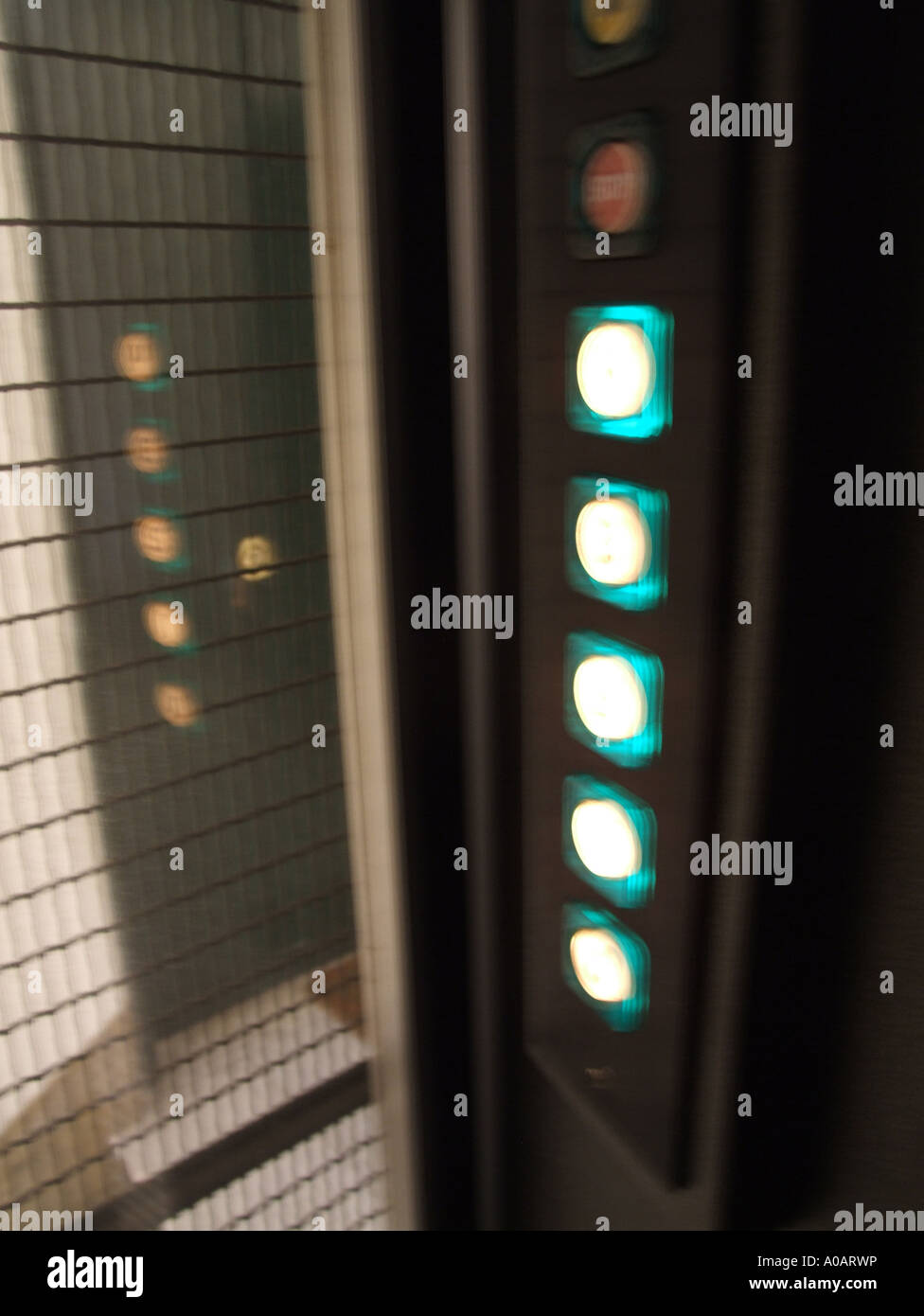 inside moving lift elevator Stock Photo - Alamy