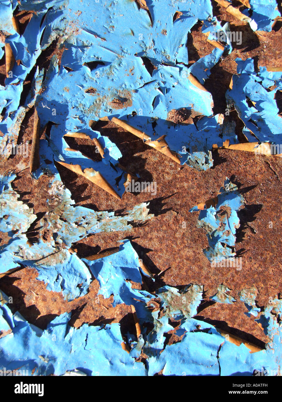 rust corrosion on painted door Stock Photo - Alamy