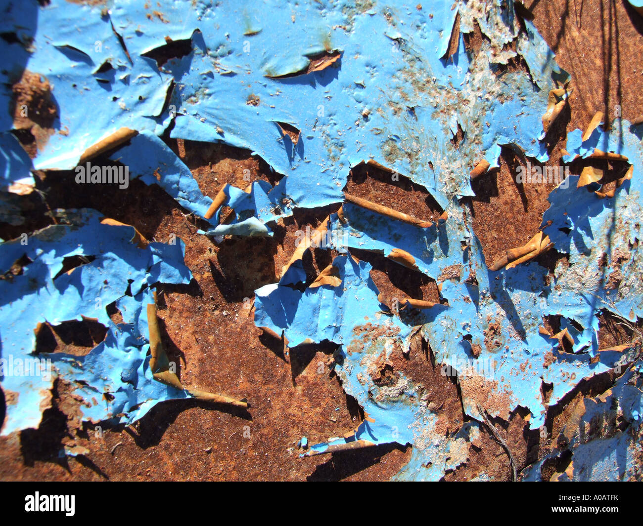 rust corrosion on painted door Stock Photo - Alamy