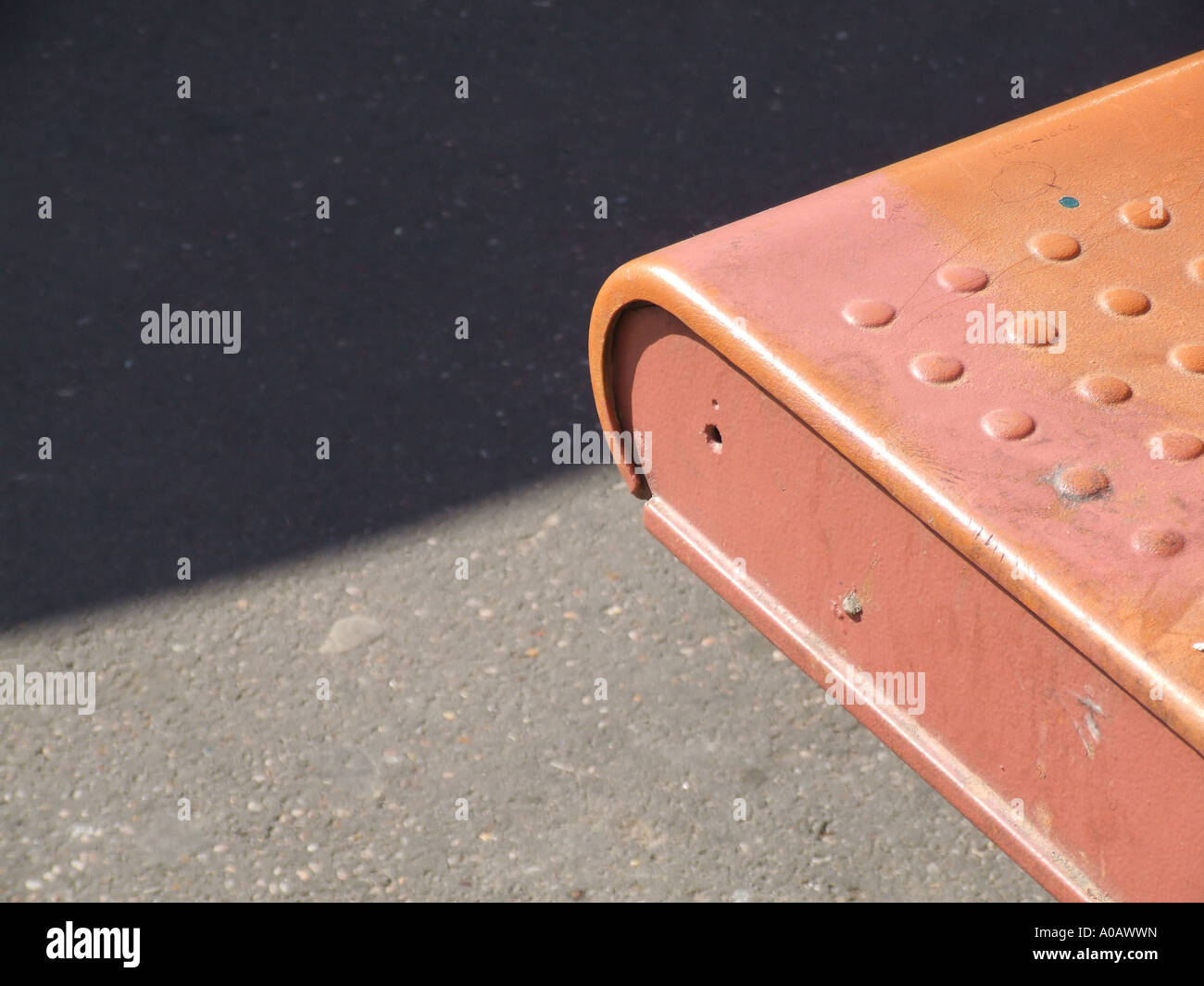 bench inside bus stop Stock Photo - Alamy